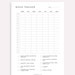 Hourly Mood Tracker Printable, Weekly Mood Journal, Emotion Tracker ...