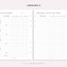 Daily Food Journal & Nutrition Chart Printable Template, Food Log, Meal ...