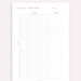 Monthly Stress Tracker Printable Template, Track Daily Stress Levels ...