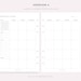 Monthly Goal Planner on Two Pages Printable, Productivity Planner ...