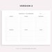 Five Day Weekly Planner Printable to Do List, Weekly Schedule, Week at ...