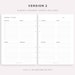 Week on Two Pages, Printable Weekly Planner, Minimal Weekly Schedule ...
