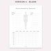 Digital Body Measurements Tracker for Goodnotes, Notability, Ipad ...
