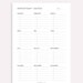 Yearly Important Dates Printable Birthdays, Anniversaries, Travels ...