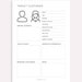 Target Customer Template Printable Consumer Profile - Etsy
