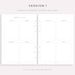 Weekly Planner Printable Vertical, Minimalist Weekly Schedule, Week on ...