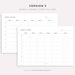 Monthly Meal Planner Digital Landscape, 30 Day Menu Planner, Meal Prep ...