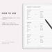 Credit Card Information Tracker for Supernote A5X2/A5X/A5/A6X2/A6X/A6 ...