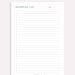 Printable Shopping List Template, to Buy List, Item Checklist, Shopping ...