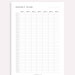 Hourly Travel Planner, Travel Schedule, Vacation Day Planner, Travel ...