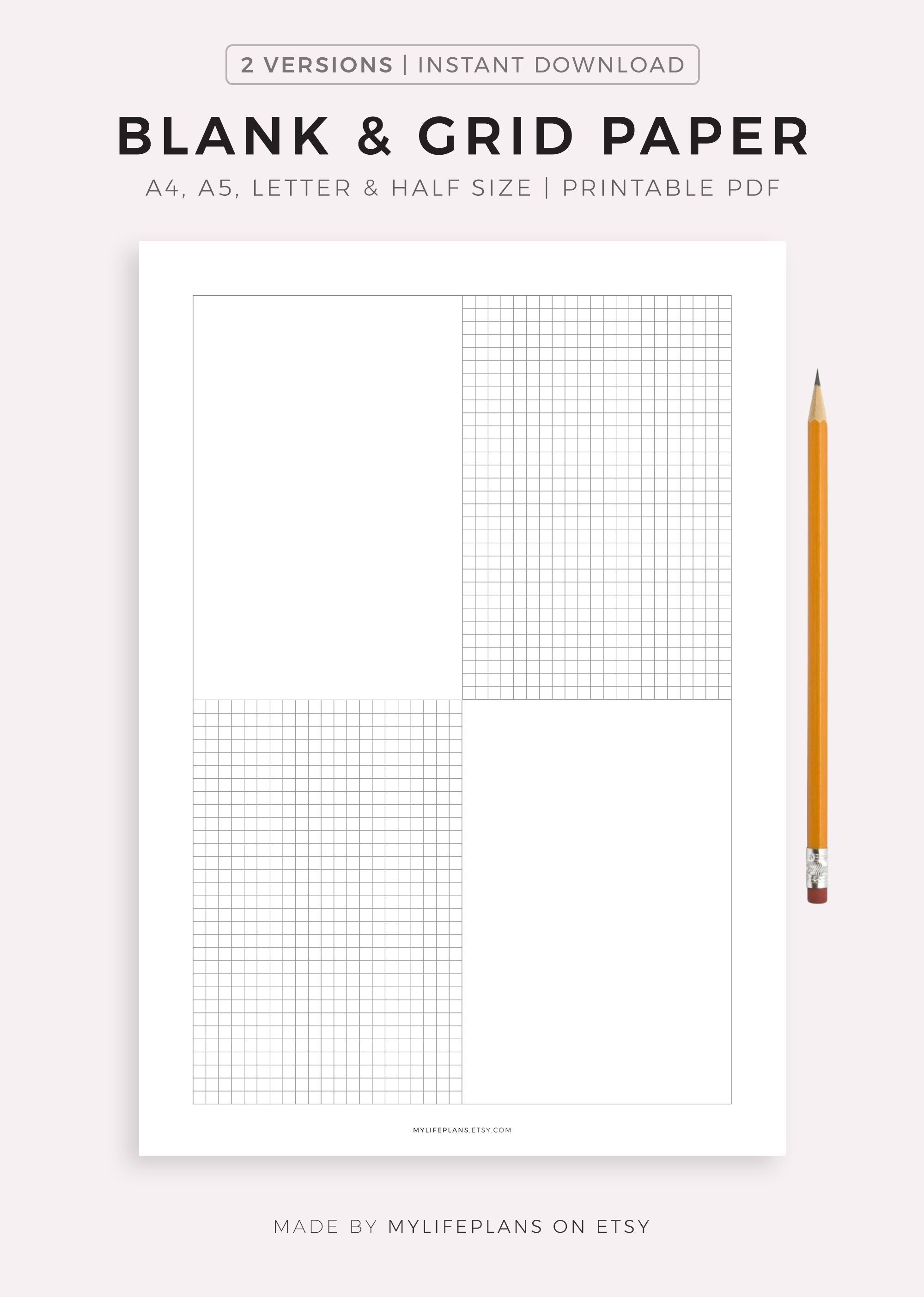 Graph Paper A4 Size Pdf