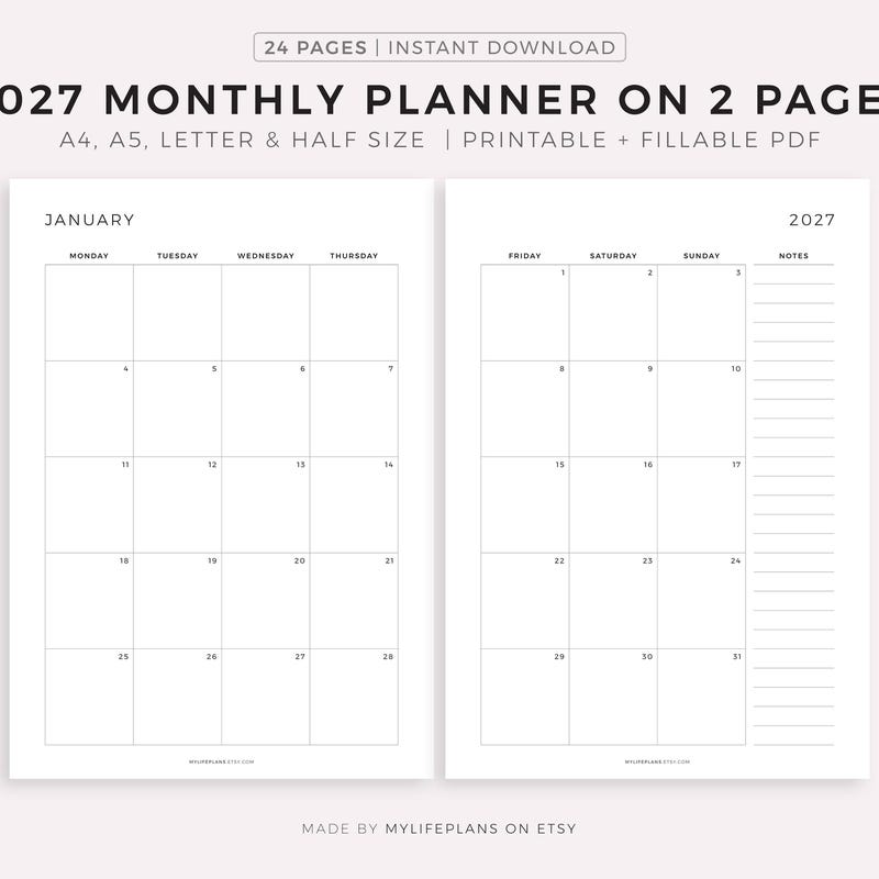 MyLifePlans - Etsy