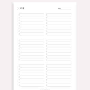 Simple Packing Checklist for Holiday, Work Trip, College, Moving Out ...