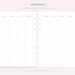 Blank Monthly Calendar With Notes, 2 Page Printable Calendar Template ...