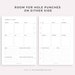 2 Page Yearly Planner Yearly Goals Important Dates - Etsy