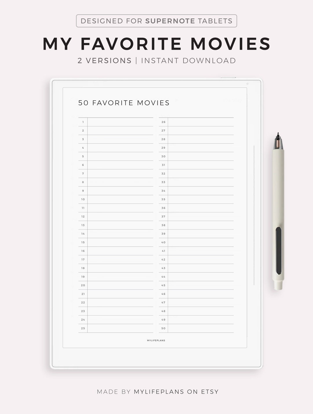My Favorite Movies List, Best Movies I've Watched, Movie Ranking ...
