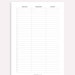 Year Calendar on Four Pages Printable, Quarterly Overview, Yearly ...