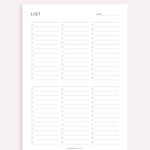 Simple Packing Checklist for Holiday, Work Trip, College, Moving Out ...