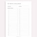 Movie Challenge Printable, Movies to Watch, Bucket List, Movie Tracker ...