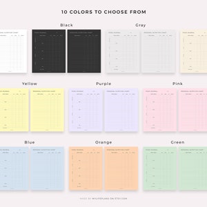 Daily Food Journal & Nutrition Chart, Food Log, Meal Tracker, Diet ...