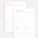 Work From Home Monthly Planner Printable, Monthly to Do List for Work ...