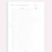 Monthly Brain Fog Tracker Printable Template, Track Daily Brain Fog ...