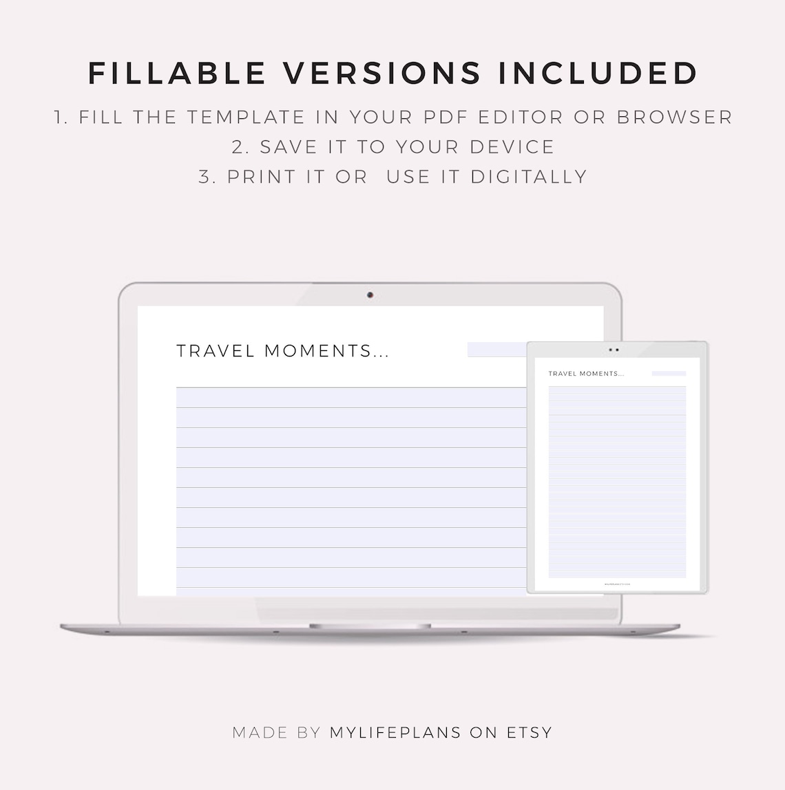 Travel Journal Printable, Adventure Journal, Travel Memories Pages ...