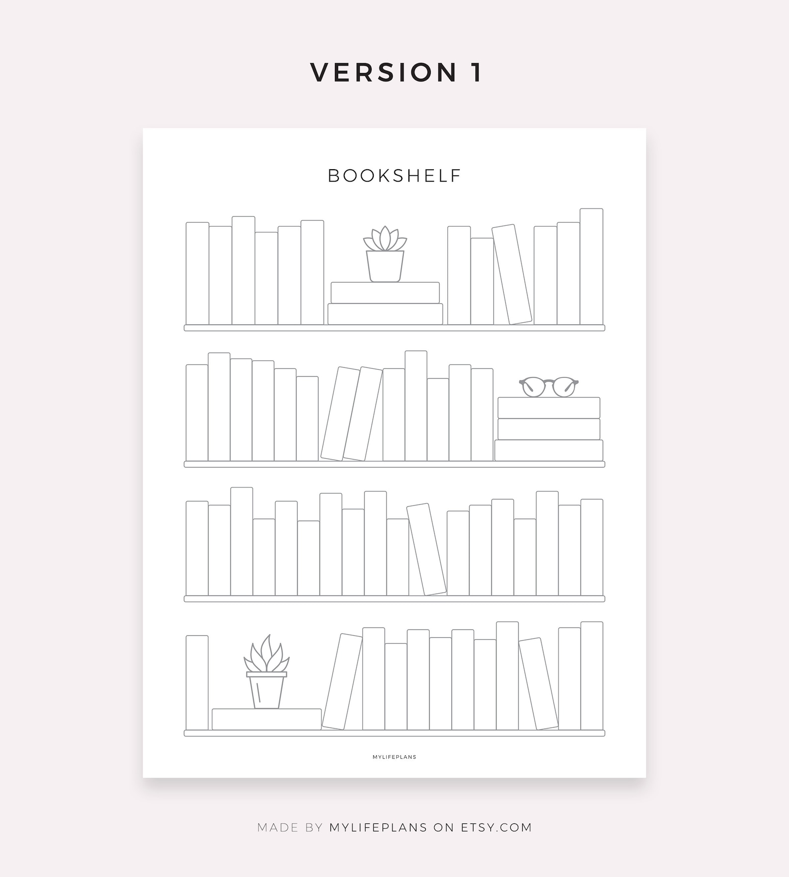 Digital Bookshelf Template, Books to Read, Books I've Read, Book ...
