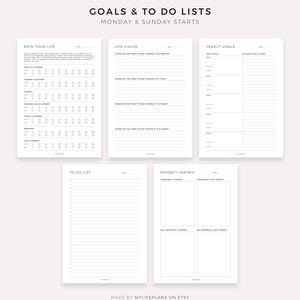 Whole Shop Bundle - Printable Planners, Digital Planners for Goodnotes ...