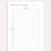 Monthly Brain Fog Tracker Printable Template, Track Daily Brain Fog ...