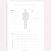 Body Measurements Tracker, 8 Week Body Transformation, Workout Progress ...