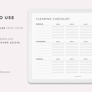Daily Cleaning Checklist for Supernote A5X2/A5X/A5/A6X2/A6X/A6, Morning ...