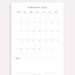 2024 Monthly Calendar With Notes, Printable Calendar Template ...