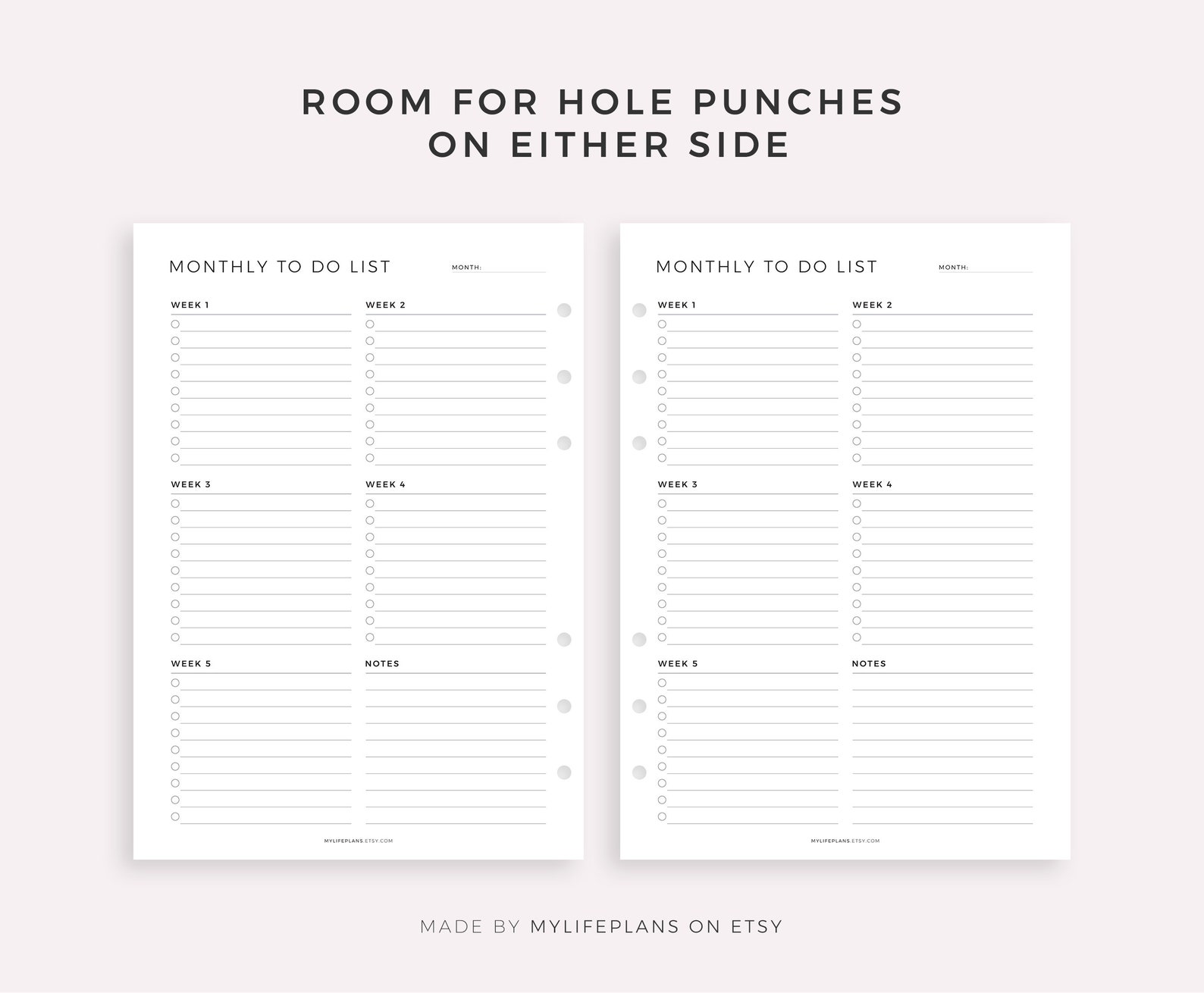 Monthly to Do List Printable Monthly Task List Template - Etsy