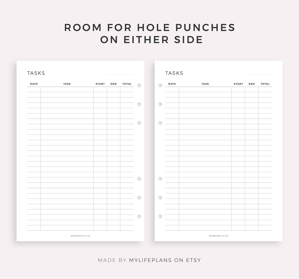 Task Time Tracker, Working Hours Tracker, Time Spent Log, Activity ...