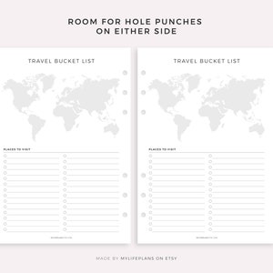 Travel Bucket List Printable, Wanderlust List, Travel to Do List, Dream ...