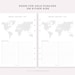 Travel Bucket List Printable, Wanderlust List, Travel to Do List, Dream ...