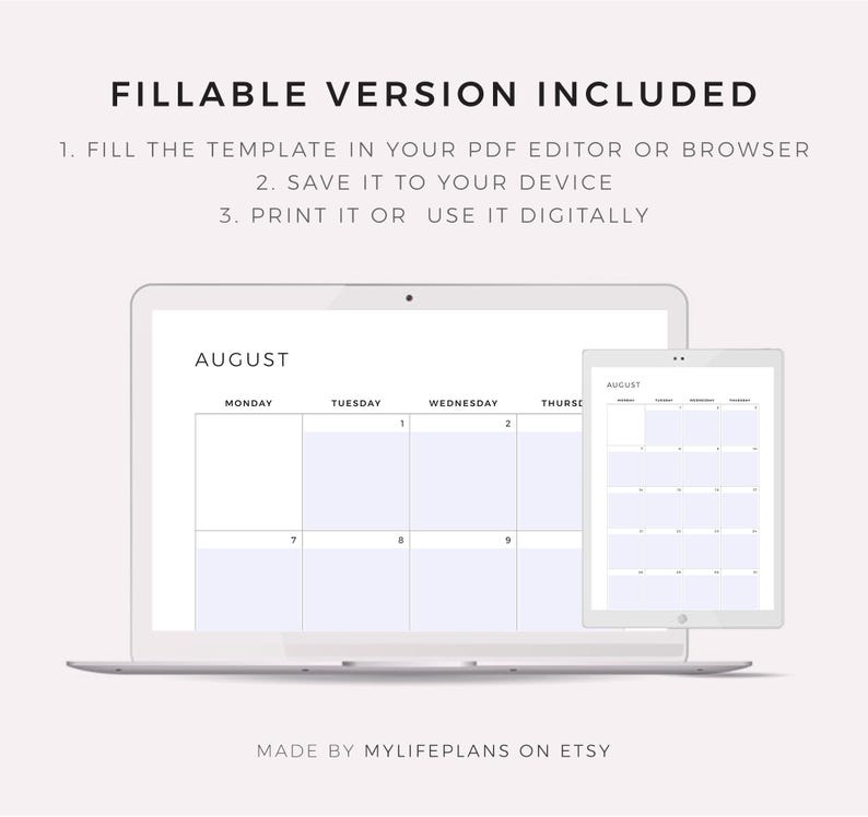2028 Monthly Calendar With Holidays on 2 Pages, Printable Calendar ...