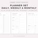 Fitness, Diet & Health Planner Inserts Bundle, A4/a5/letter/half Letter ...
