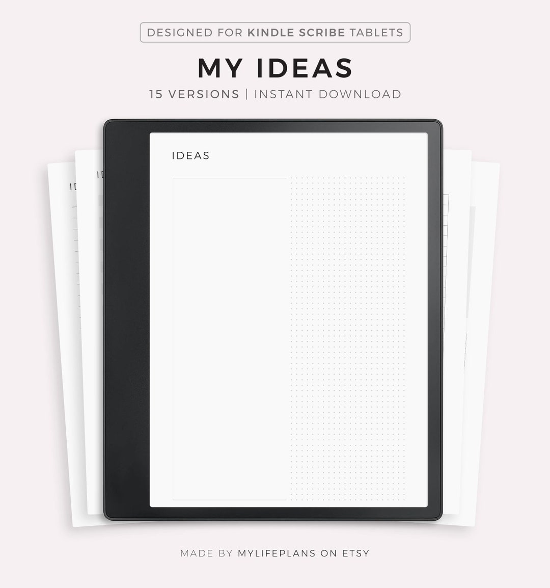 My Ideas - Brainstorming Sheet, Idea Sketching, Planning Template ...