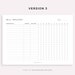 Printable Bill Tracker Template Landscape, Bill Organizer, Monthly ...