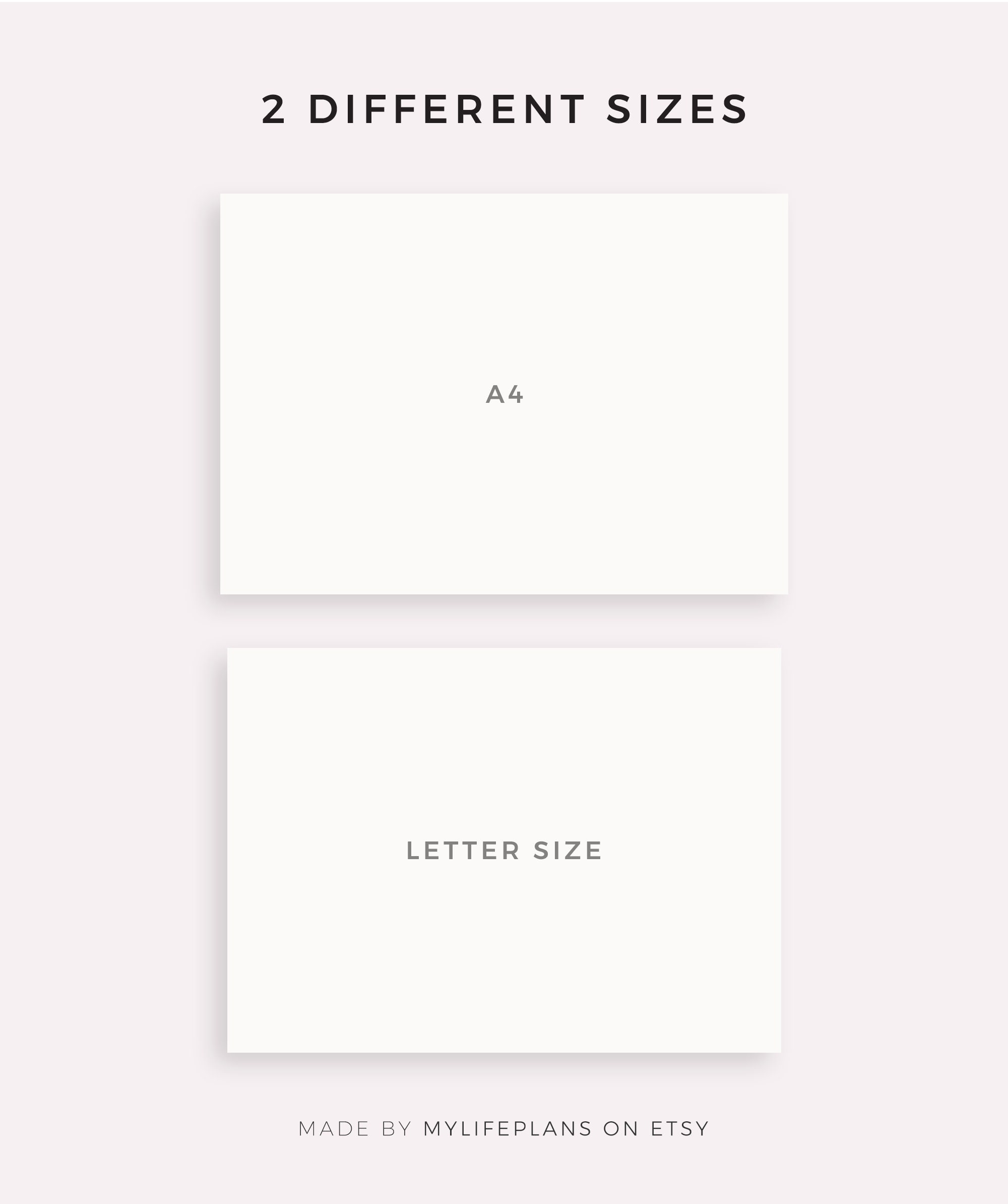 Five Day Week to Do List Printable Landscape Weekly Task - Etsy