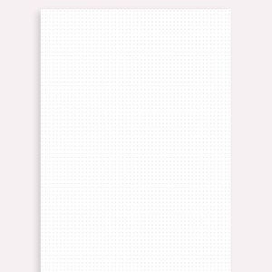 Small Dot Grid Paper Printable, Dot Graph Paper, Planner Inserts, A4/a5 ...