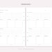 Yearly Planner, Quarterly Goals, Tasks & Reminders, A4/a5/letter/half ...