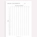 Bowel Movement Tracker Printable Template, Food Sensitivity Journal ...