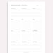 Yearly Important Dates Printable Birthdays, Anniversaries, Travels ...