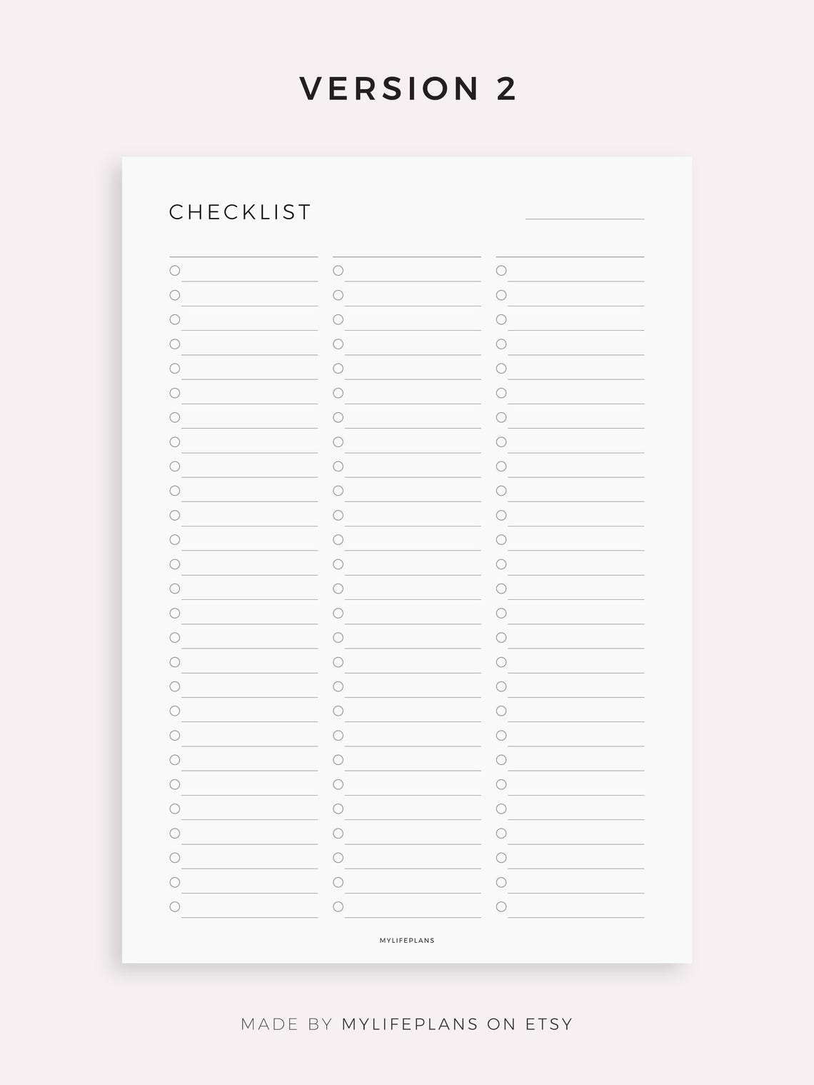 Blank Travel Checklist Template for Remarkable 2, Instant Download - Etsy