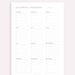Upcoming Expenses Printable, Yearly Spending Overview, Budget Plan, A4 ...