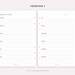 Yearly Overview, Two Page Yearly Planner Printable, Year at a Glance ...