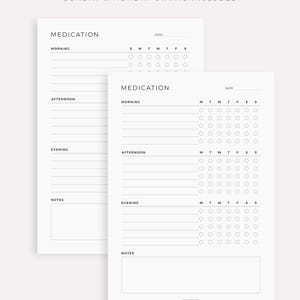 Daily Medication Tracker for Supernote A5X2/A5X/A5/A6X2/A6X/A6 ...